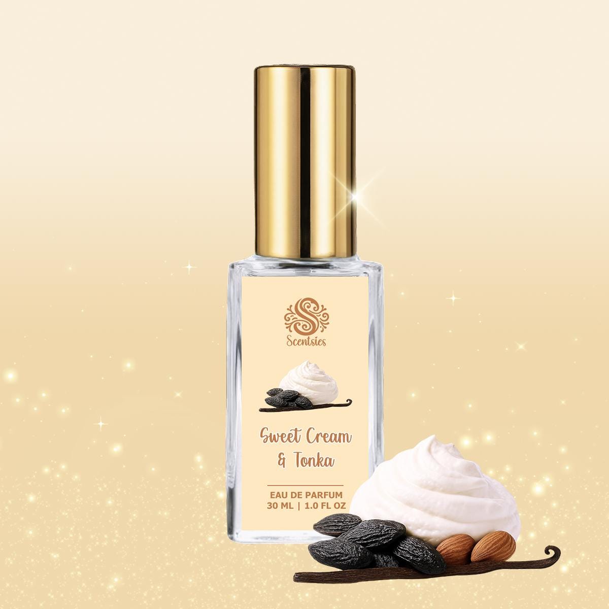 SWEET CREAM & TONKA | Perfume Spray/oil | Gourmand Fragrance | Vegan - Etsy