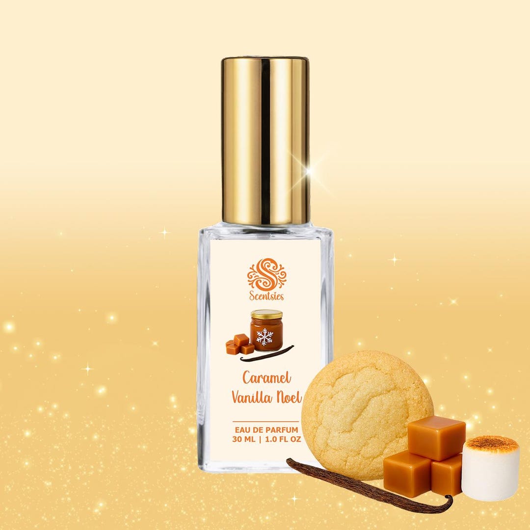 CARAMEL VANILLA NOEL | Gourmand Perfume | Spray & Roll-on Oil | Sugar ...