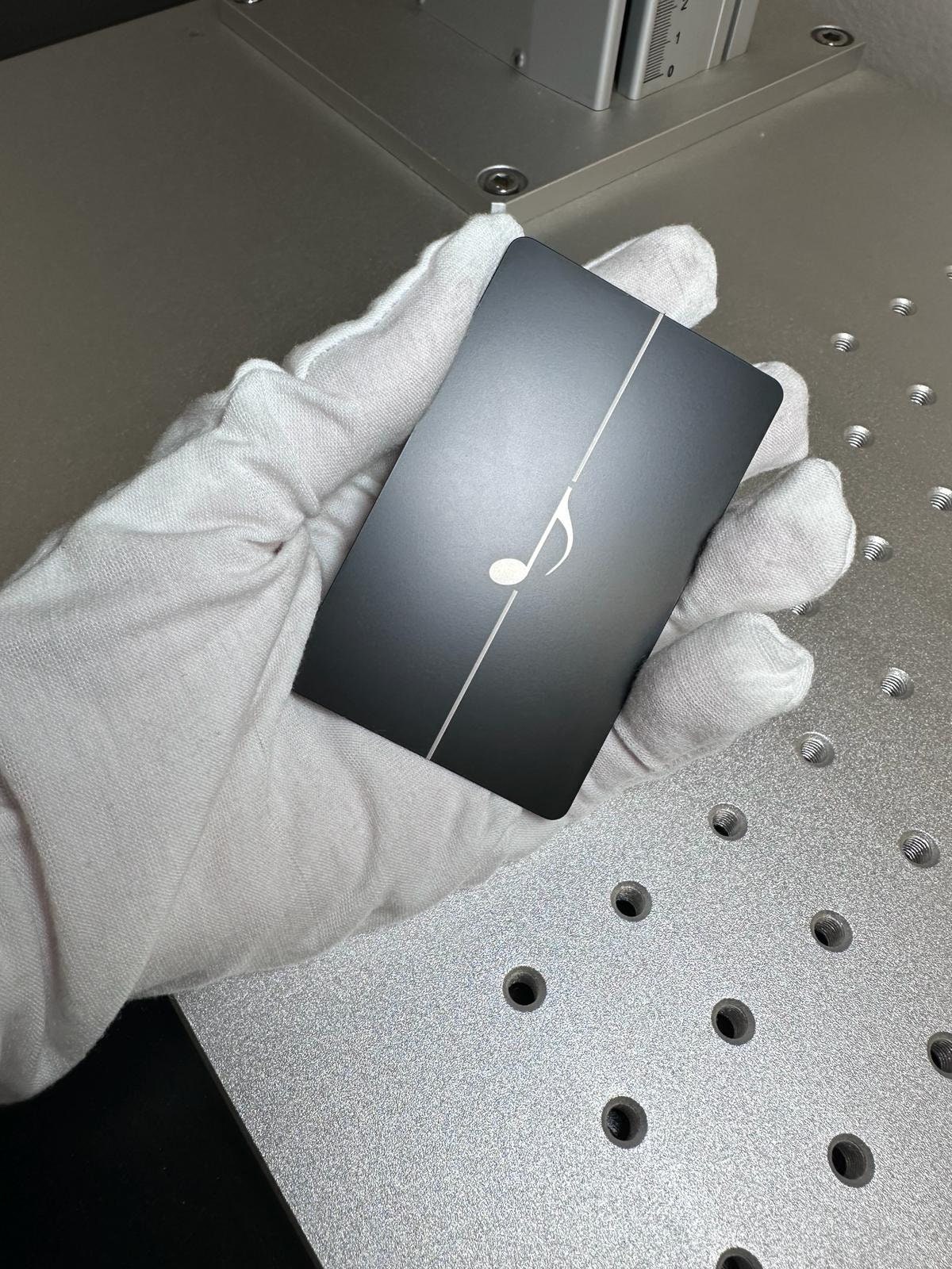 Personalized Engraved Metal Cards, Business Card / Set of 10 | Minimum ...