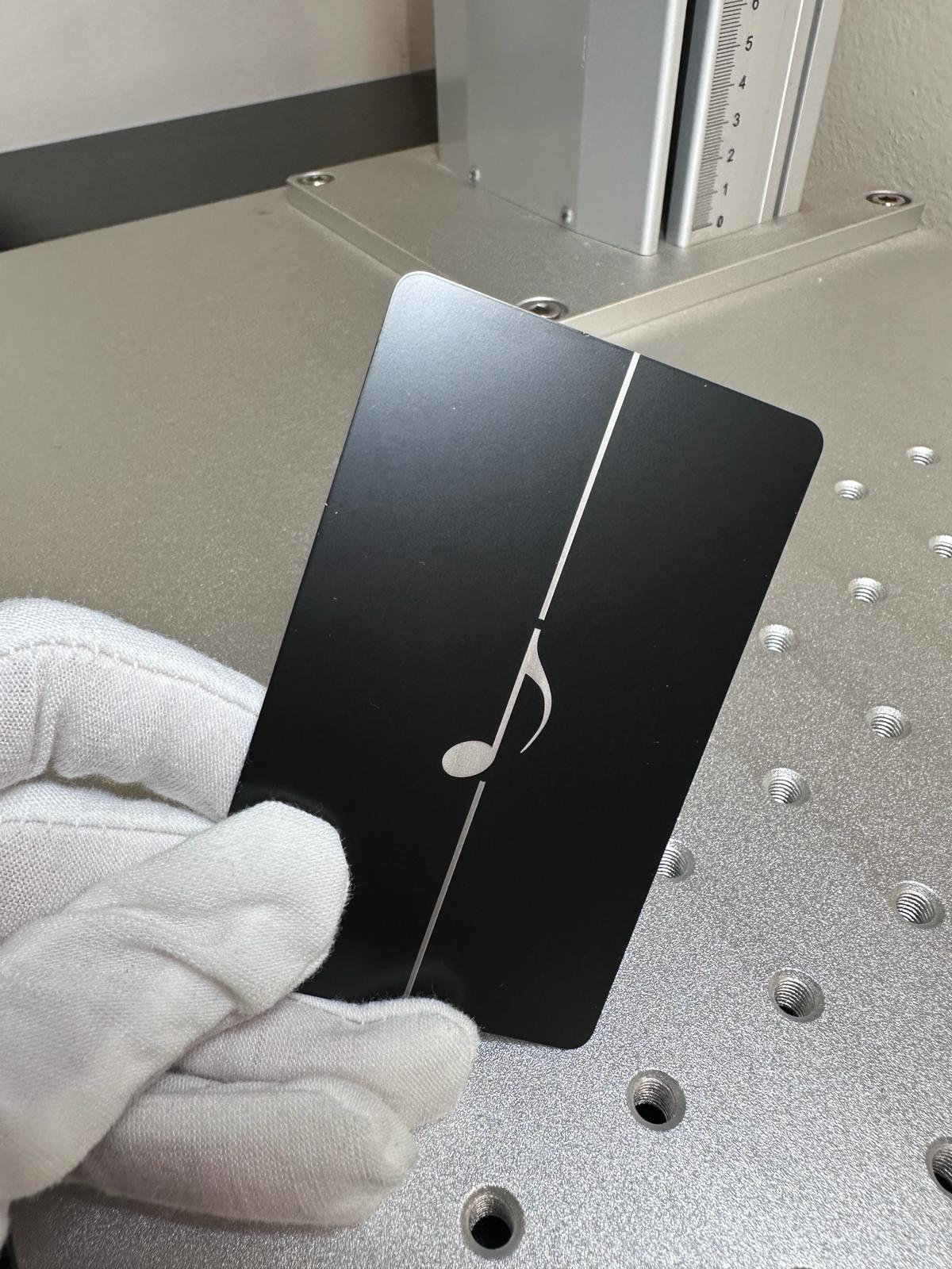 Personalized Engraved Metal Cards, Business Card / Set of 10 | Minimum ...