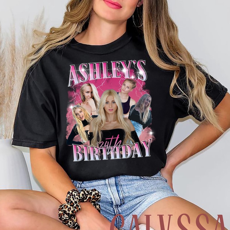 Birthday Top With Photo - Etsy