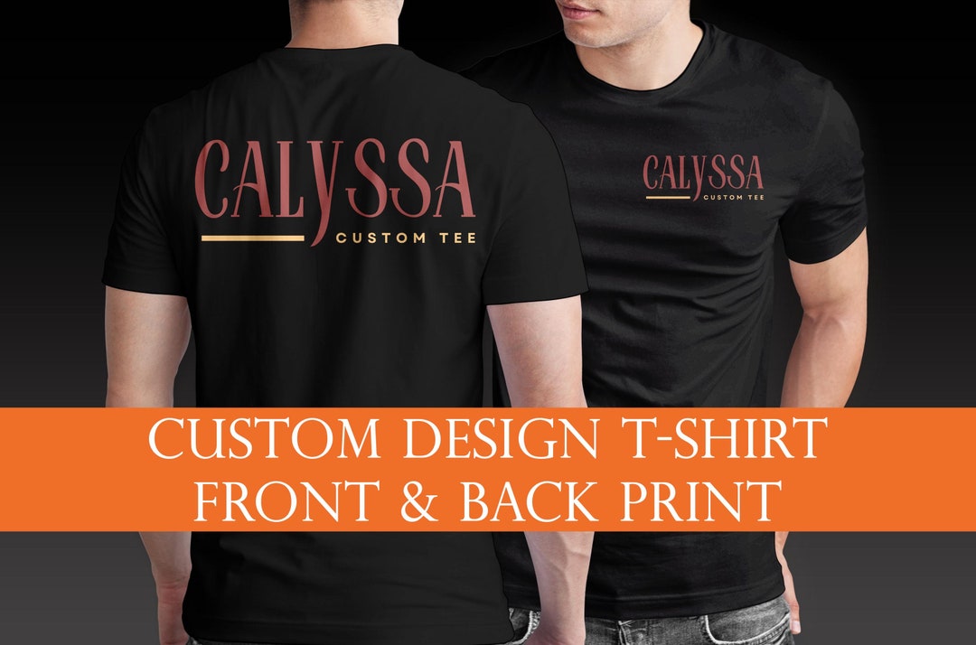 Custom Company Logo Shirts, Personalized Logo Sweatshirts, Front and ...