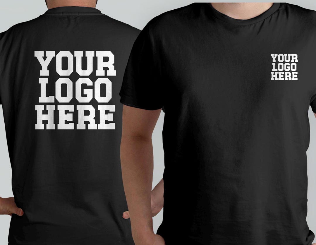 Custom Company Logo T-shirts, Custom Design Sweatshirt, Front and Back ...