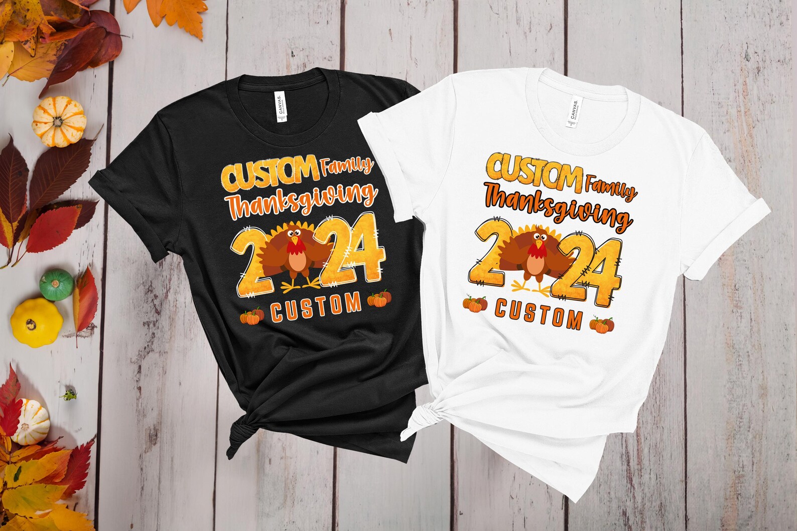 Custom Thanksgiving Family Shirts, Turkey Matching Family Personalized ...