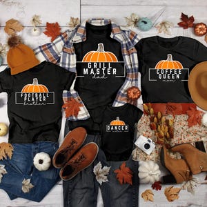 Custom Matching Family Thanksgiving Shirts, Thanksgiving Dinner Group ...