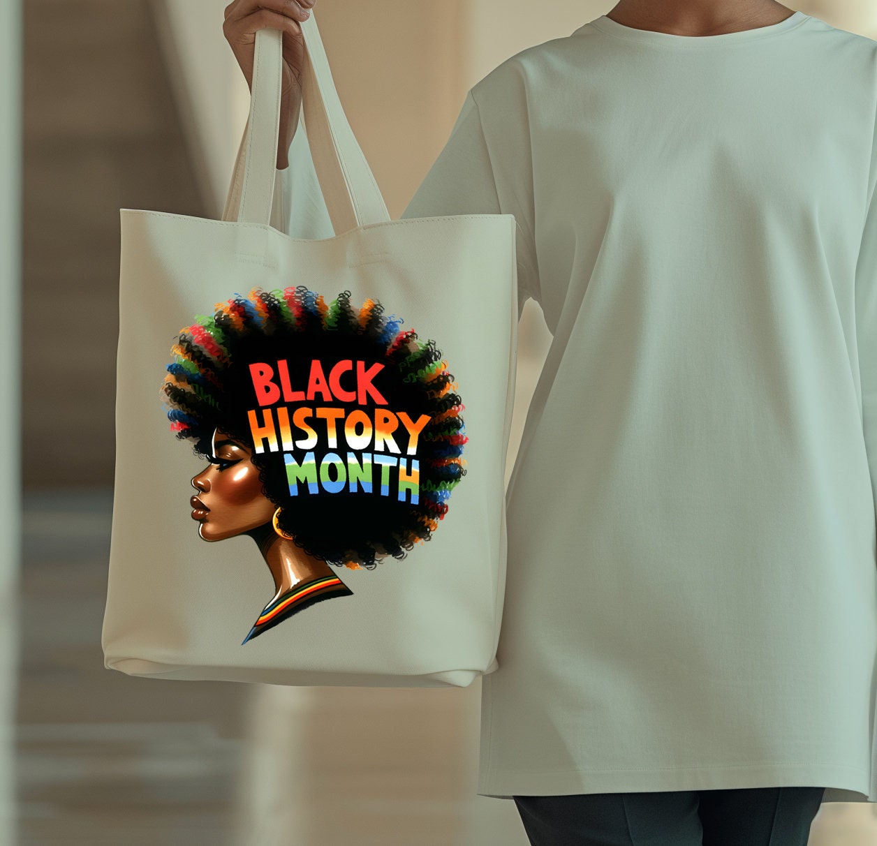 Juneteenth Black History Month Afro Women DTF Transfer Sheet, Black ...