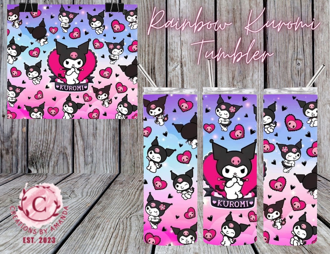 Rainbow Kuromi Tumbler - Etsy