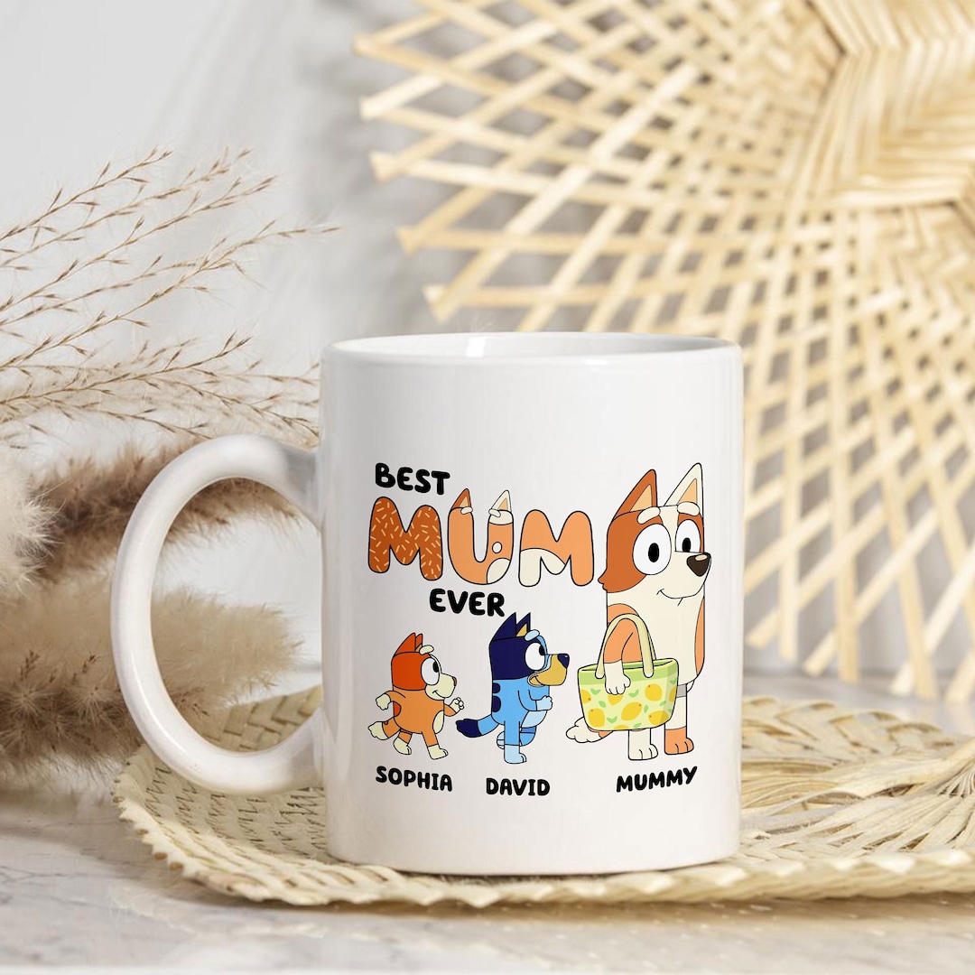 Bluey Chilli Best Mum Ever Mug, Bluey Mother's Day Gift, Bluey Gift for ...