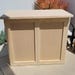 Solid Wood Portable Bar: Unfinished Home Bar, Market Stand, Festival ...