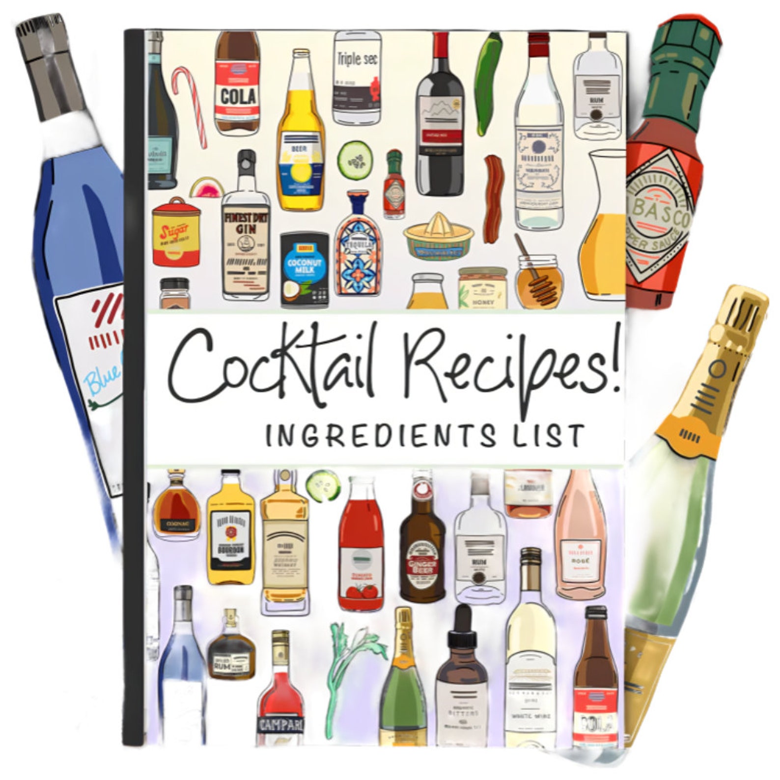 Easy to Make Cocktail Recipe Bundle - Ingredients, Tools and Gadgets - Etsy