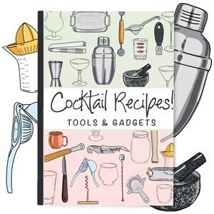 Easy to Make Cocktail Recipe Bundle - Ingredients, Tools and Gadgets - Etsy