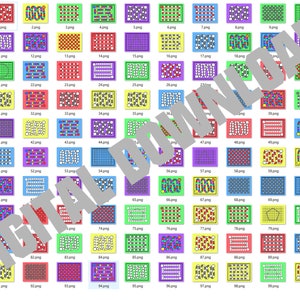 Printable Blank Board Game Color and Patterns DIY - Etsy