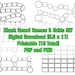 Printable Blank Board Game and Grid Templates DIY - Etsy