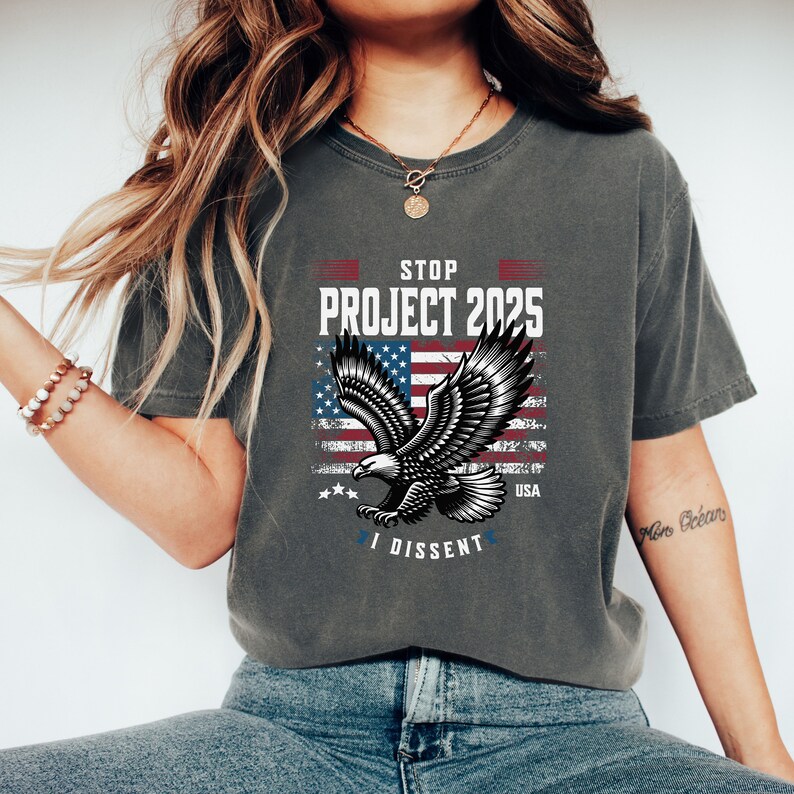 Stop Project 2025 Shirt, Anti Project 2025 T-shirt, Democrat Shirt, Pro ...