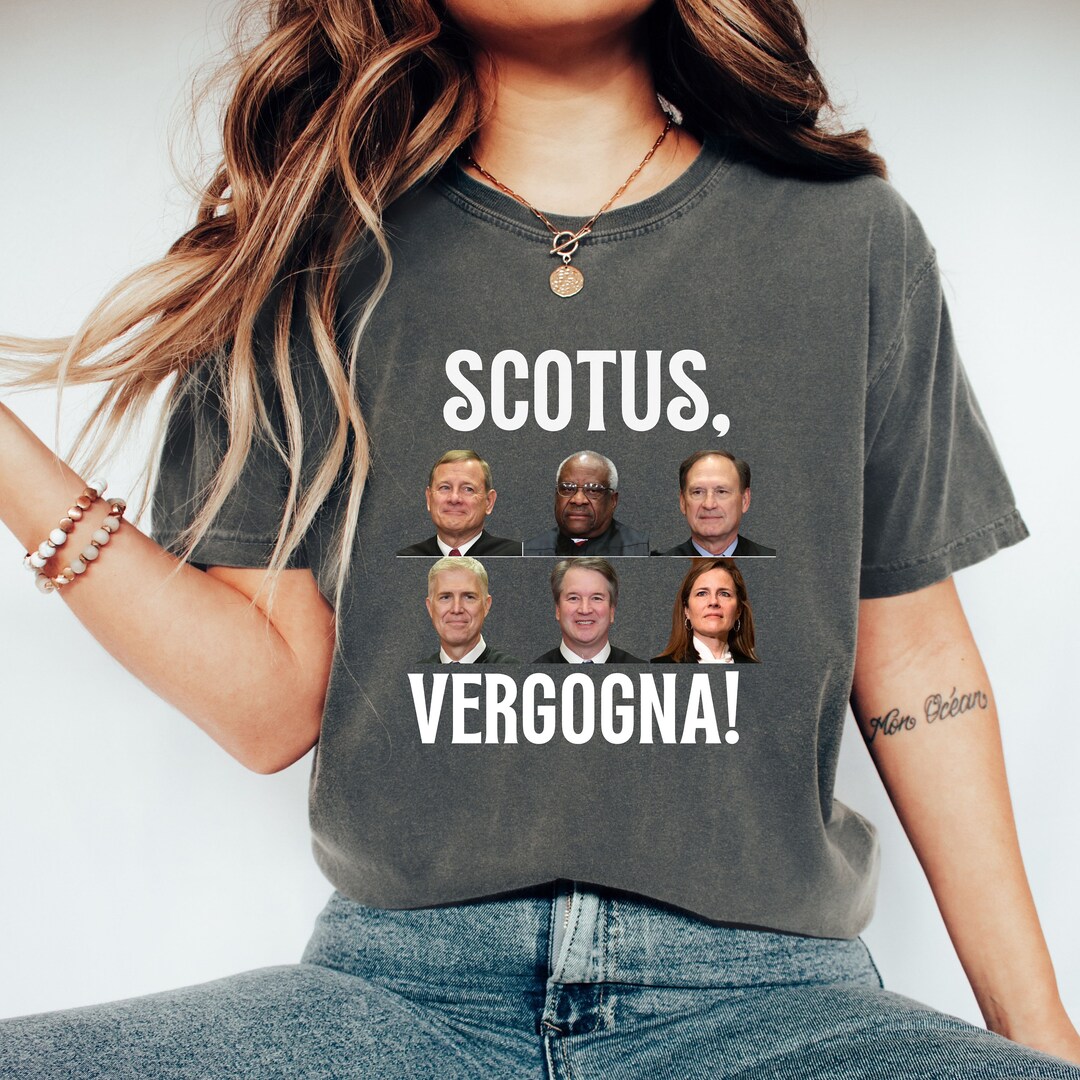 SCOTUS Vergogna Shirt, Supreme Court Shame T-shirt, Anti-scotus Shirt ...