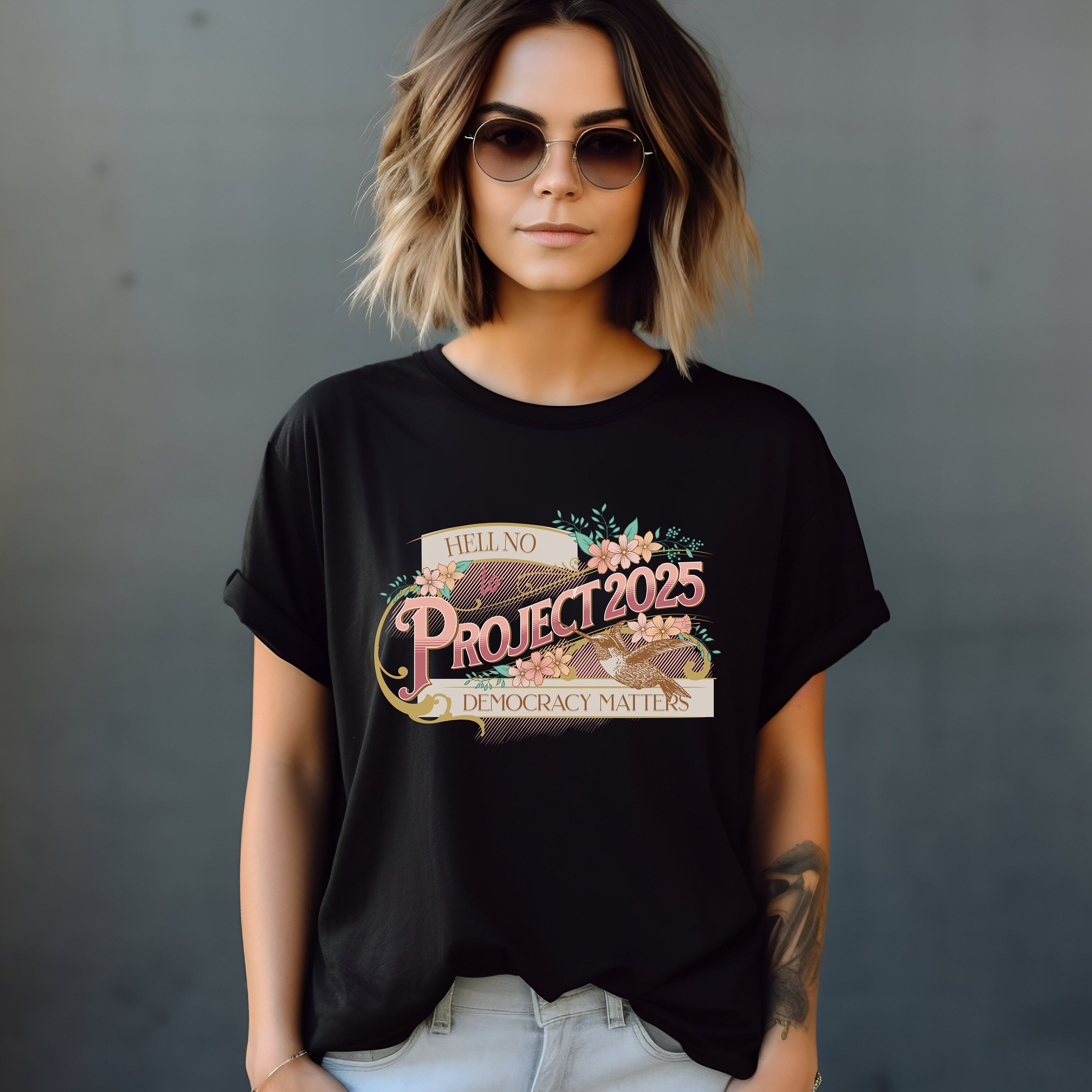 Project 2025 T-shirt, Stop Project 2025 Tshirt, Pro Democracy Shirt ...