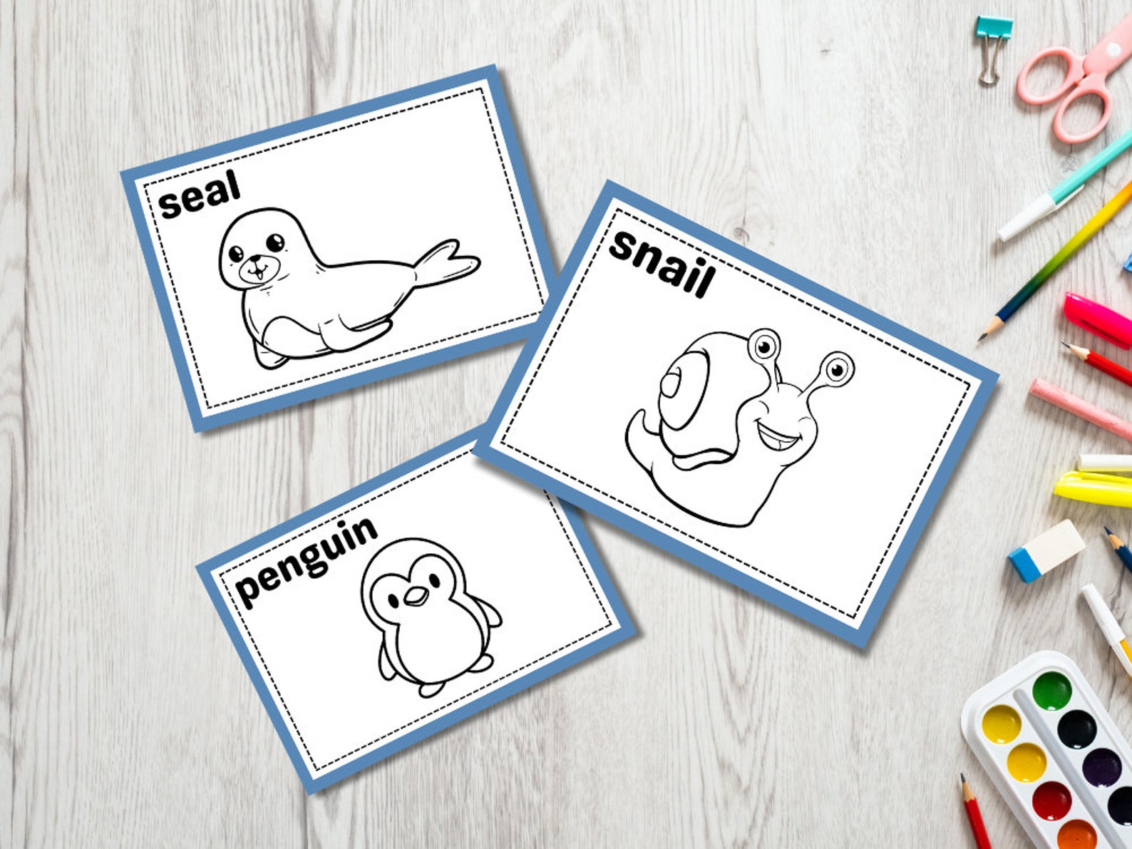 30 Printable Marine Animals Coloring Books for Kids and Toddlers ...