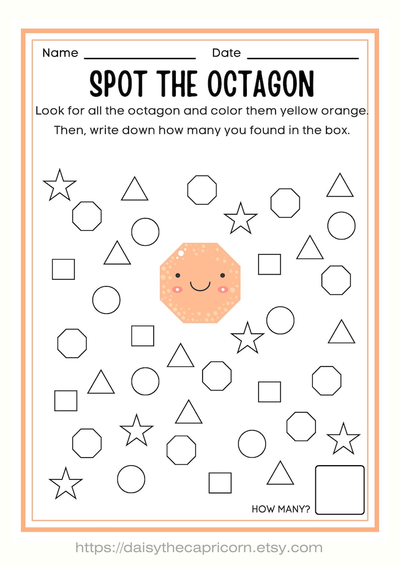 2d Shapes Flashcards Spot the Shapes 2d Shapes Activities Printable 2d ...