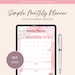 Pink Theme Planner, Aesthetic Planner, Undated Digital Planner ...