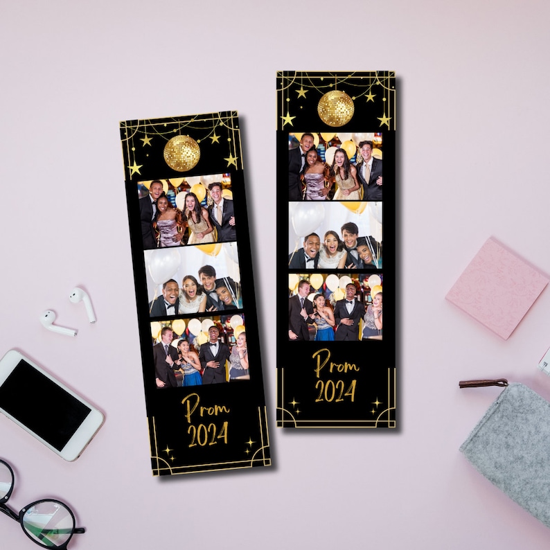 Prom 2025 Photo Booth Template Overlay 2x6 and 4x6, Prom Night, Class ...