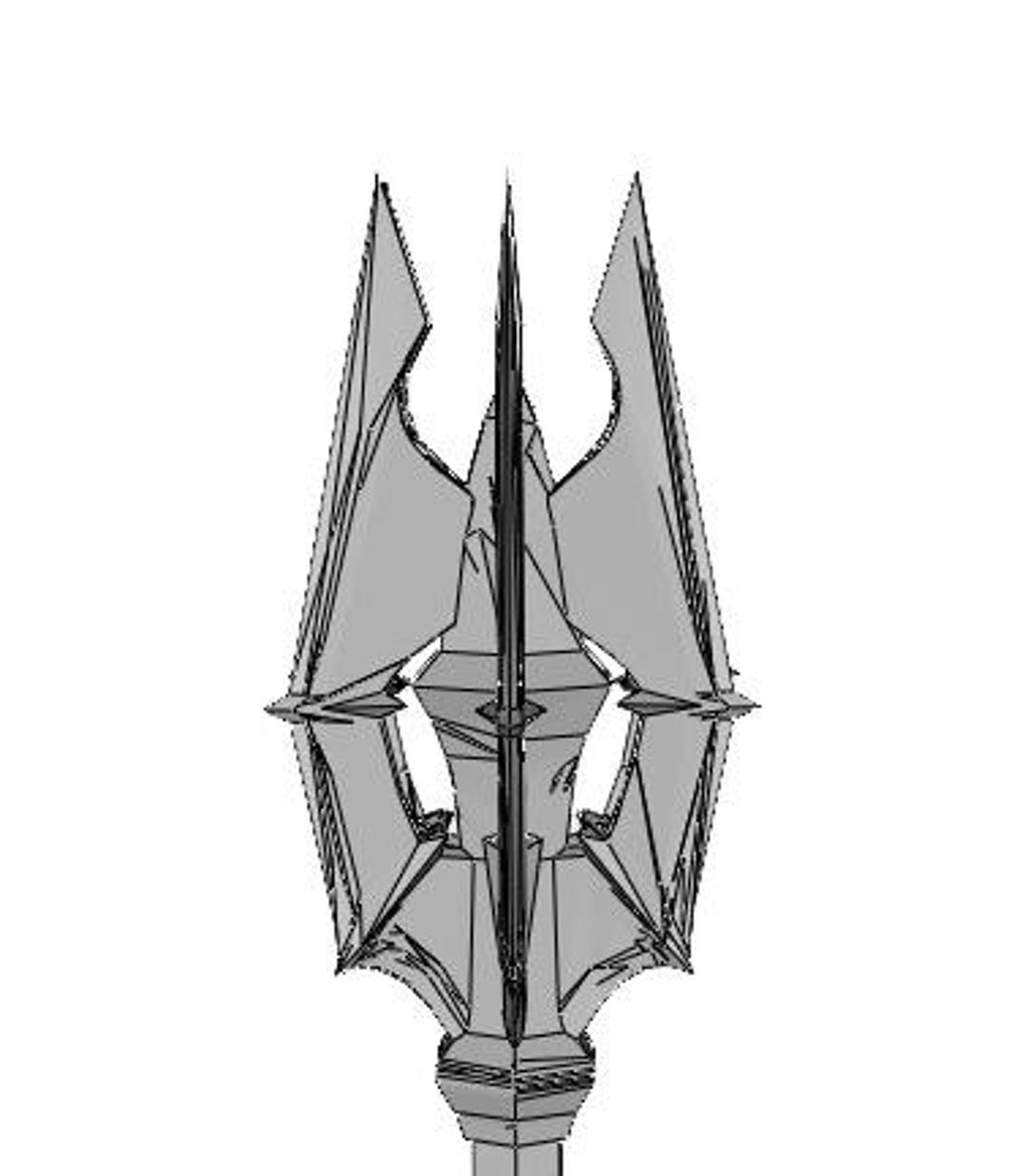 Sauron's Mace. Printable PDF Template. Digital Download. the Lord of ...