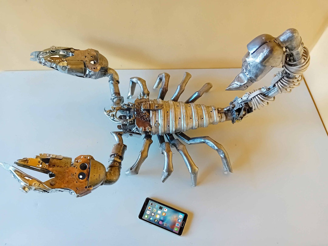 Giant Scorpion Built With Recycled Scrap Metal, Welded and Handcrafted ...