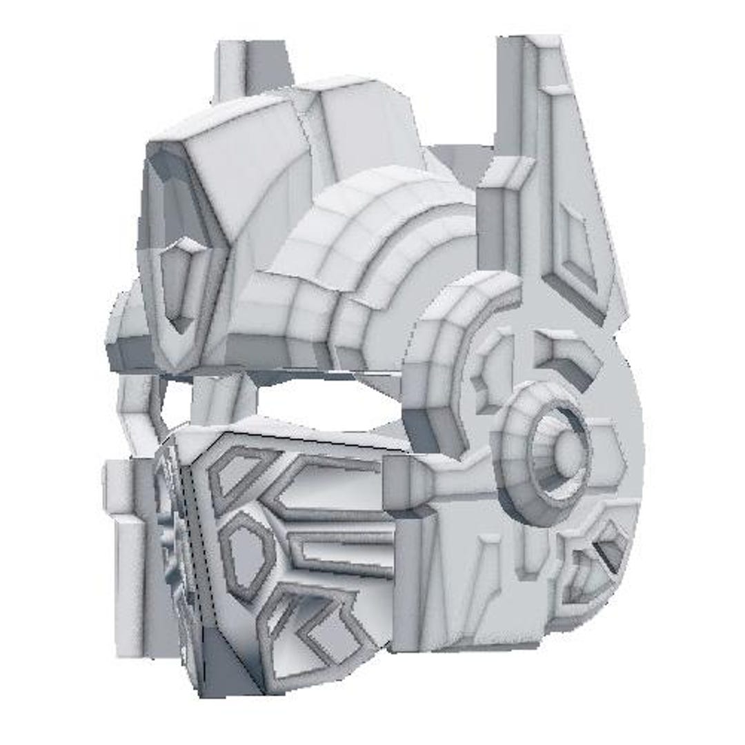 Optimus Prime Transformers: Awakening. PDF Template to Print, Glue, or ...