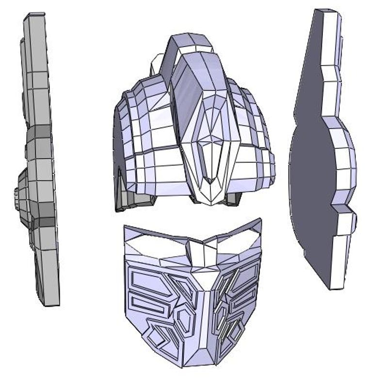 Optimus Prime Transformers: Awakening. PDF Template to Print, Glue, or ...