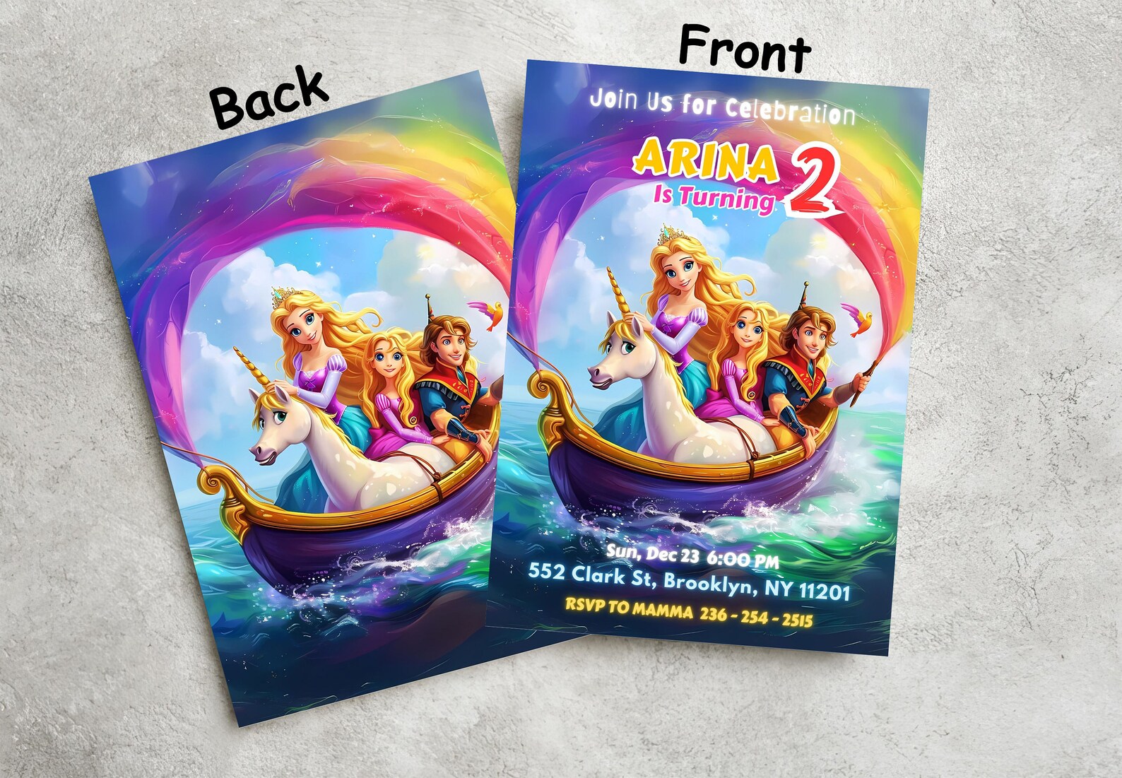 Tangled Rapunzel Birthday Invitation, Tangled Rapunzel Digital ...