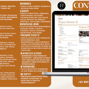 Glow up Notion Life Planner Template All in One That Girl Notion 2024 ...