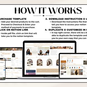 Glow up Notion Life Planner Template All in One That Girl Notion 2024 ...