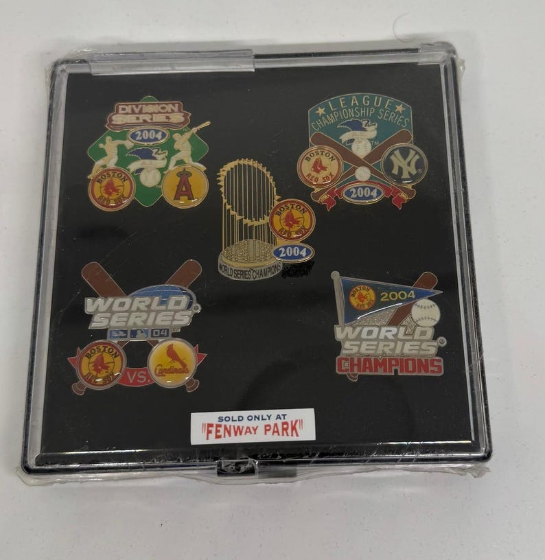 Boston Red Sox 2004 World Series Champions Pin Set - Etsy