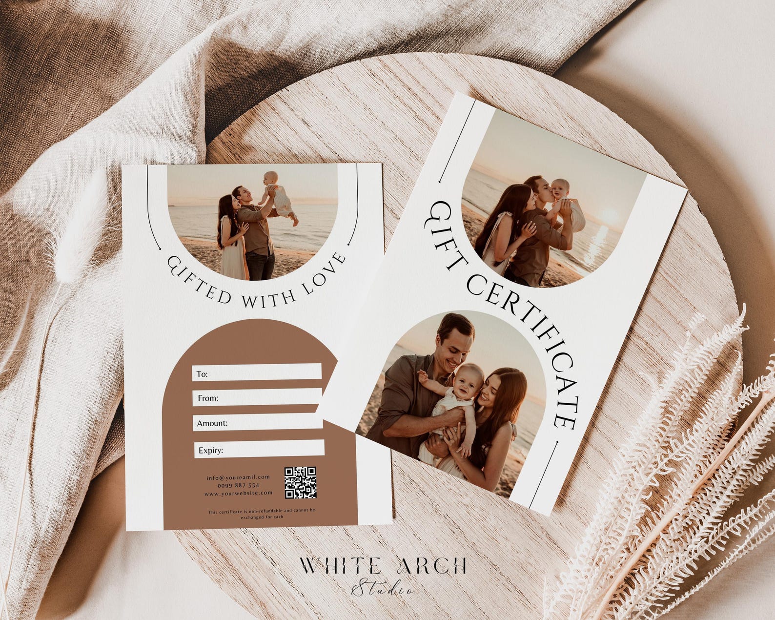 Photographer Gift Certificate Template, Photography Gift Card, Gift ...