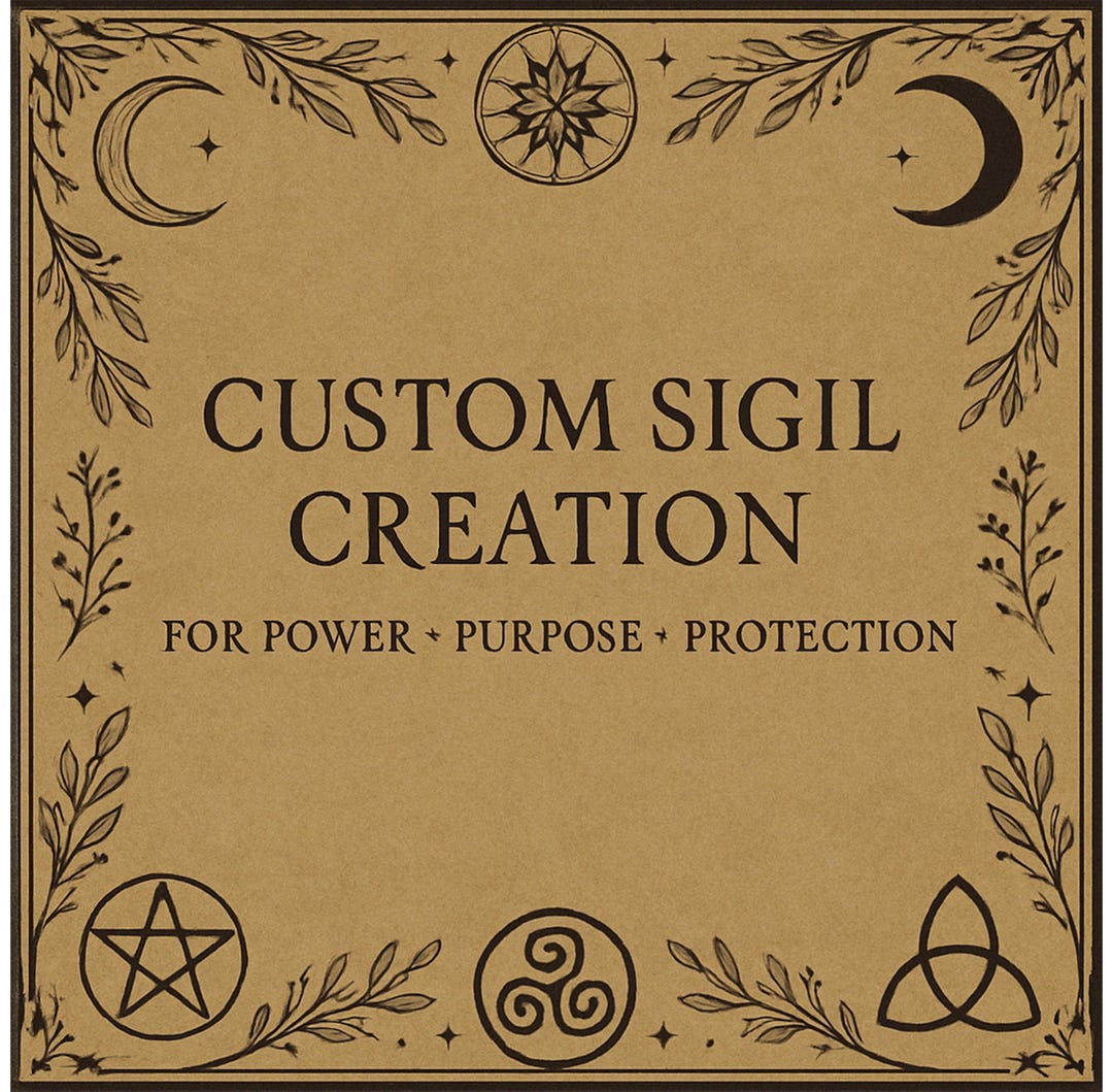 Custom Sigil Creation for Power, Purpose, or Protection *DIGITAL ...