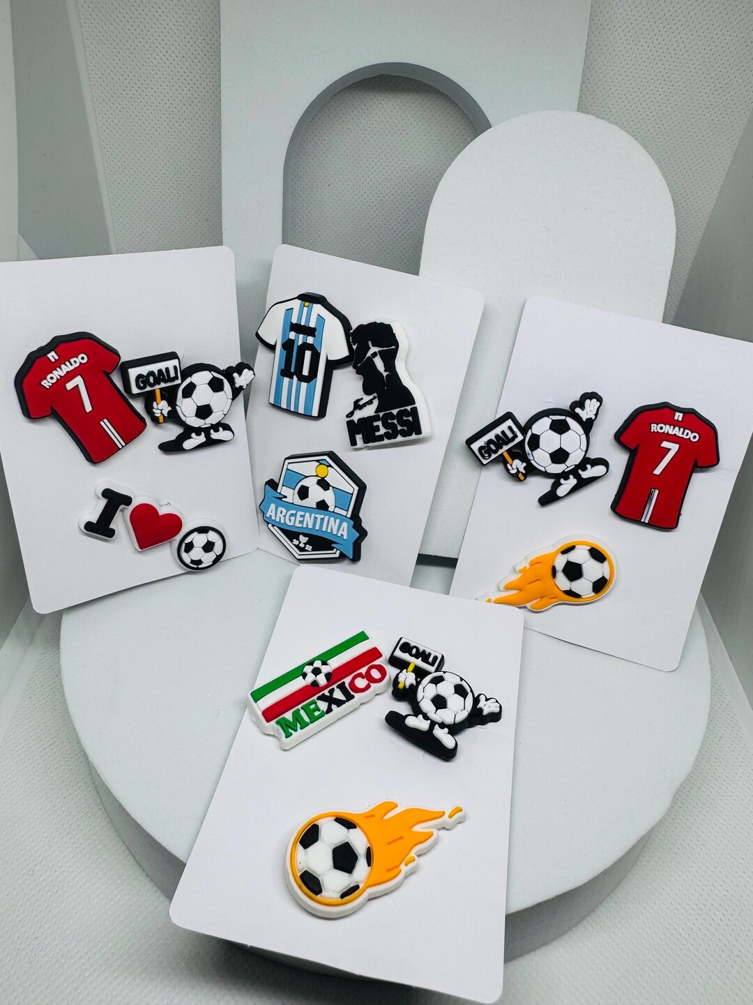 Soccer Croc Charm Sets - Etsy
