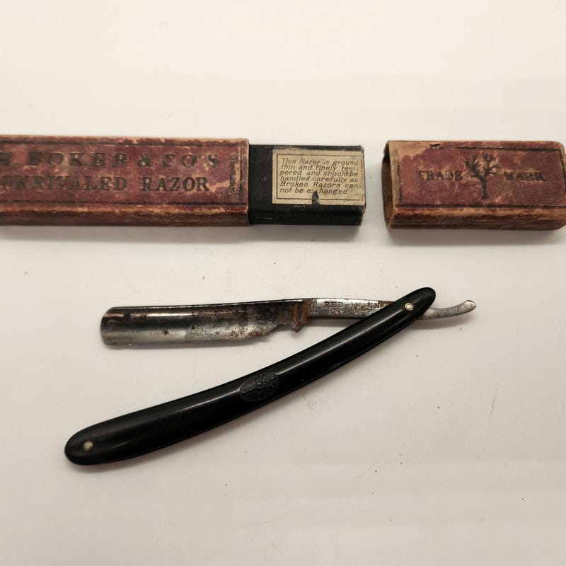 Straight Edge Razor - Etsy