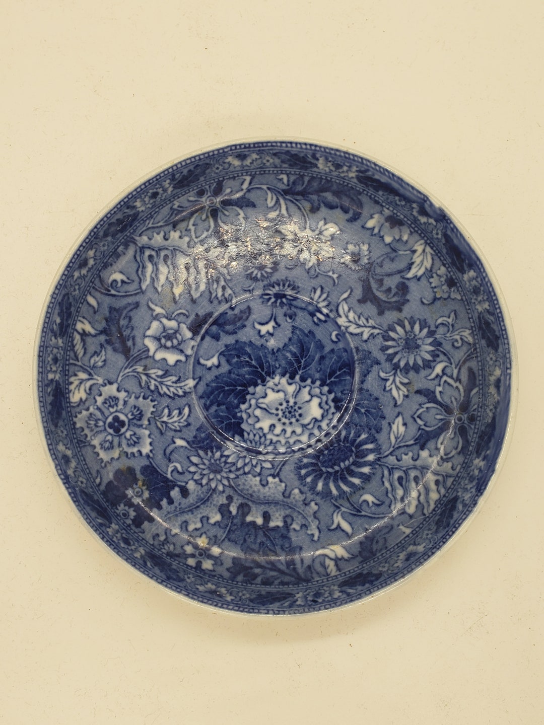 Cauldon Flow Blue China Pottery Plate, Flow Blue China, Cauldon England ...