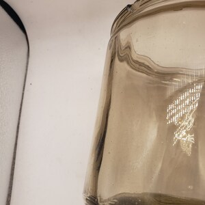 Early 1900s Candy Jar, Early 1900s Glass Humidor, Hand Blown Glass ...