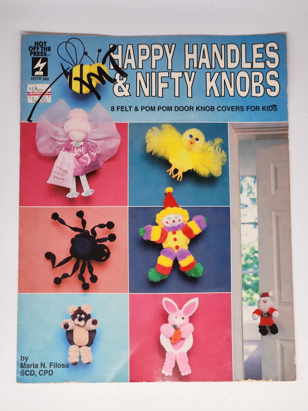 Felt Pom Pom Door Knob Covers Craft Book: Kids' Holiday Decor (1993) - Etsy