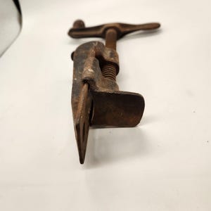 Cast Iron Antique Woodworking Bar Clamp, Wood Bar Clamp, Cast Iron Bar ...