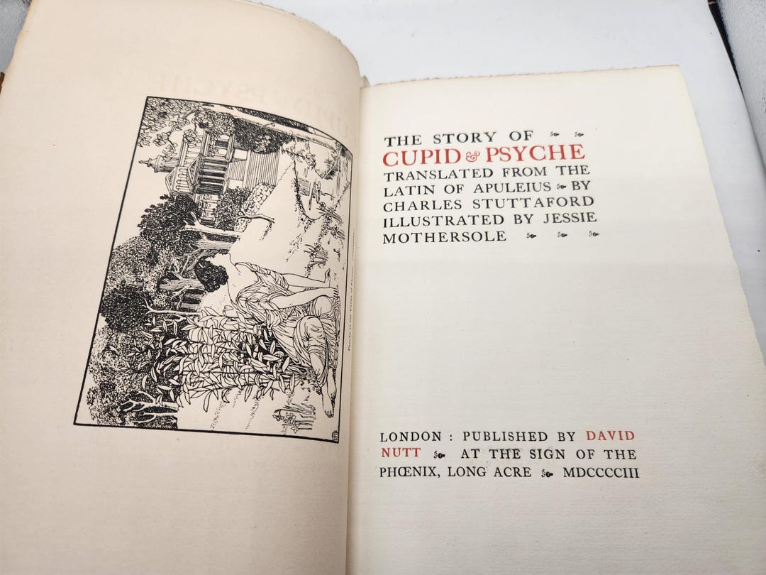 1903 David Nutt the Story of Cupid and Psyche Translated by Charles ...