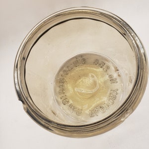 Early 1900s Candy Jar, Early 1900s Glass Humidor, Hand Blown Glass ...