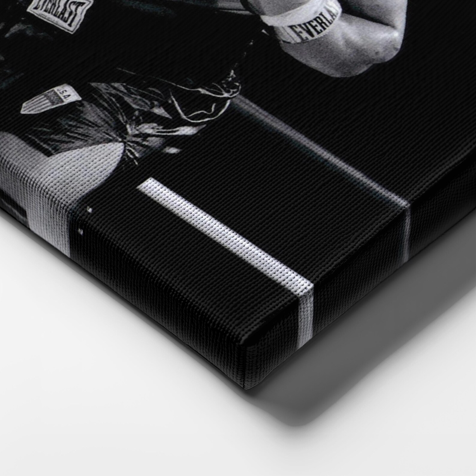 Mike Tyson Poster – Boxing With Sign Black and White Canvas Wall Art ...