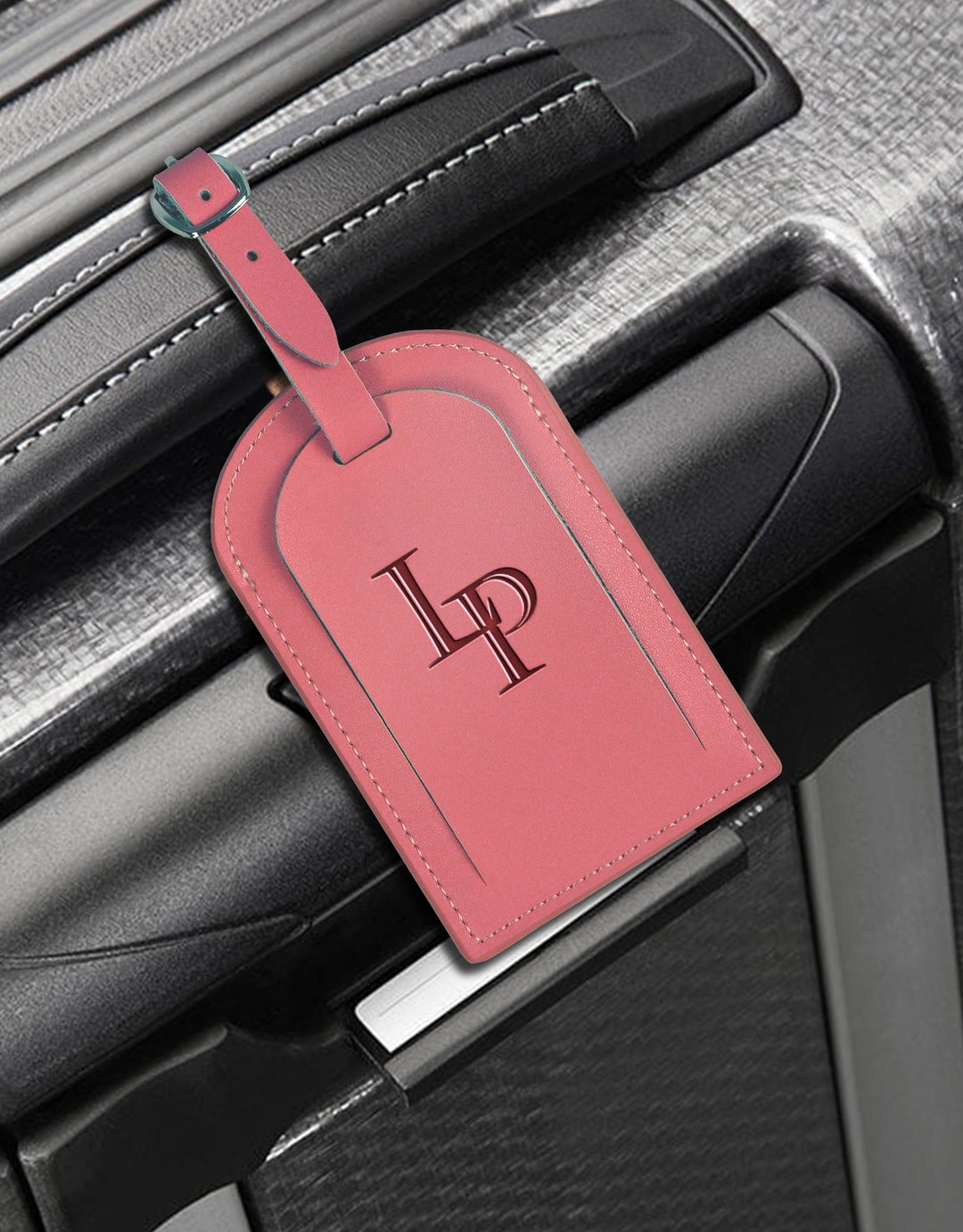 Personalized Leather Luggage Tag Custom Gift for Travelers - Etsy