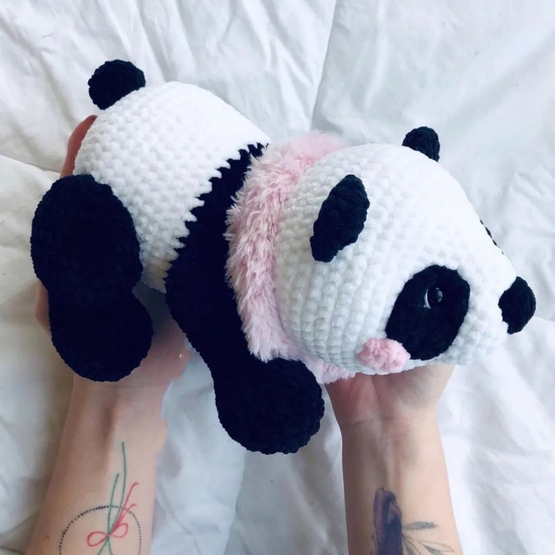 Cute Knitted Panda, Knitting Warmth and Cuteness,knitting Products ...