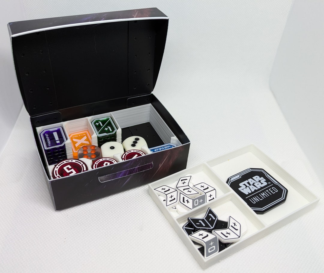 Gamegenic Soft Crate Token Organizer - Tray Organizer for Star Wars Unlimited Gamegenic and ...
