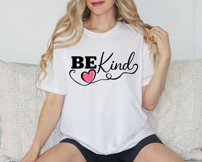 Be Kind T-shirt, Gift for Her, Tee for Women, Inspirational Shirt ...