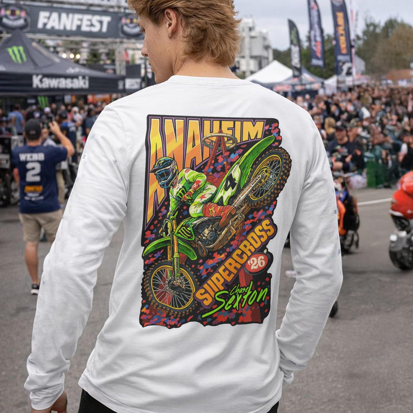 Supercross A1 Shirt, Anaheim 2026, Angel Stadium, Vintage Graphic Tee ...