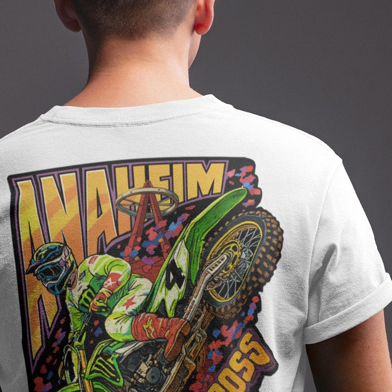 Supercross A1 Shirt, Anaheim 2026, Angel Stadium, Vintage Graphic Tee ...