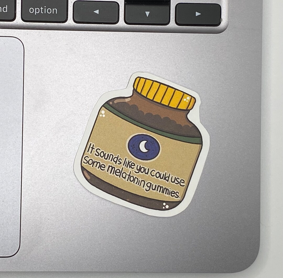 Melatonin Gummies Sticker - Etsy
